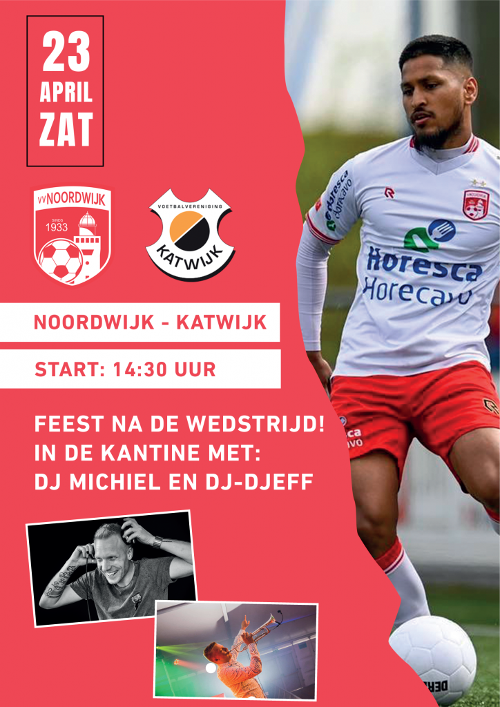 DJ Michel en DJ DJEFF in de kantine | 23 april 2022 | vv Noordwijk