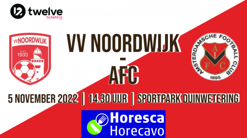 Informatie kaartverkoop vv Noordwijk - AFC | vv Noordwijk
