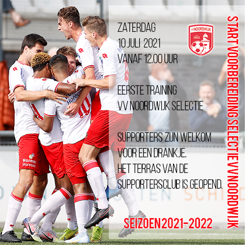 Start voorbereiding vv Noordwijk - 10 juli 12.00 uur | vv Noordwijk